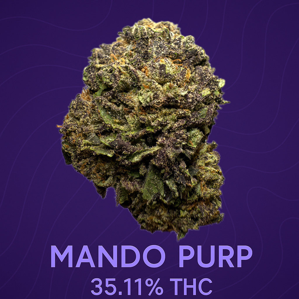 Mendo Purp Exotic Weed Strain – 35.11% THC Hybrid from NorCal - 1/8 ...