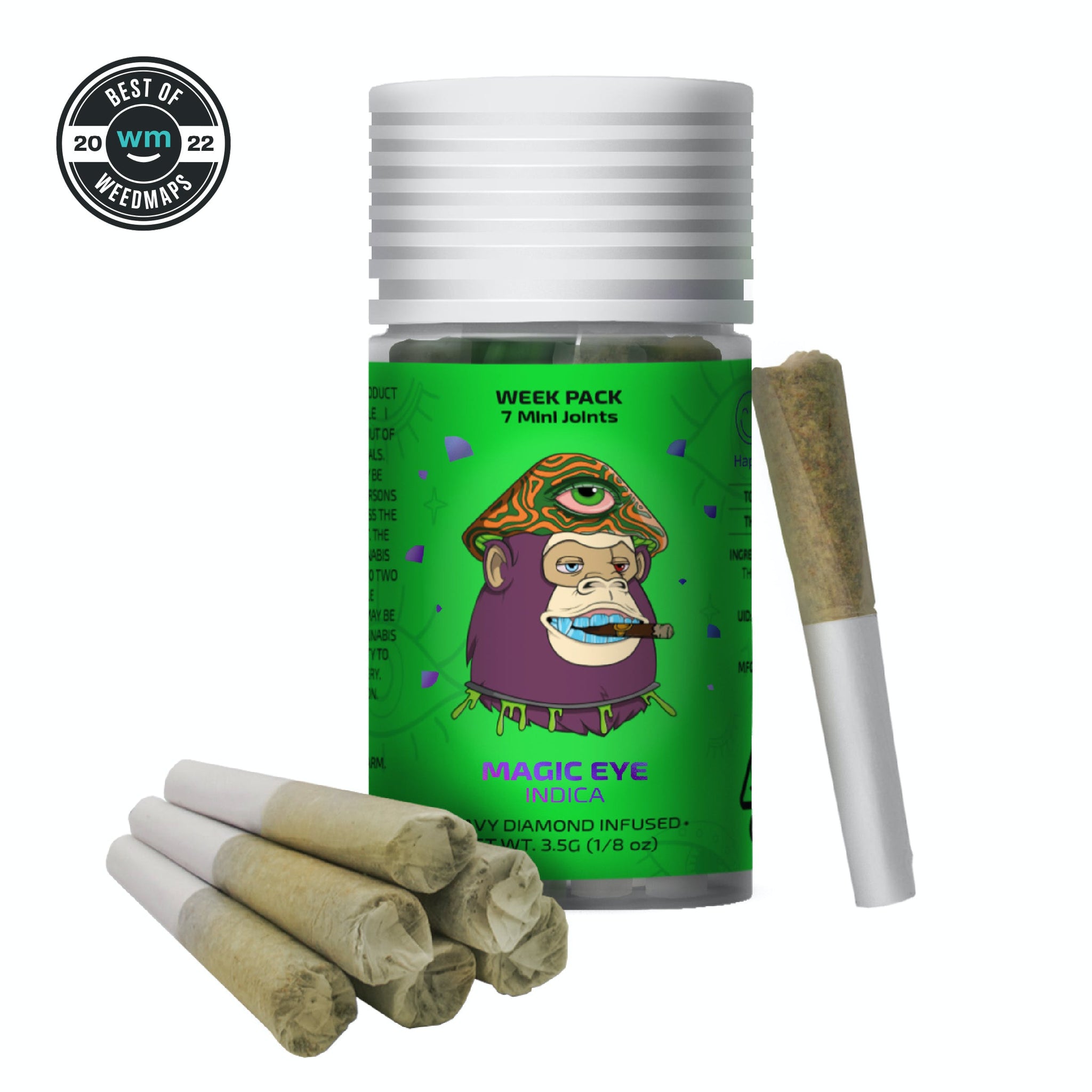 Ape Infused Mini Pre Rolls - High Potency 45% THC | Kief Coated ...